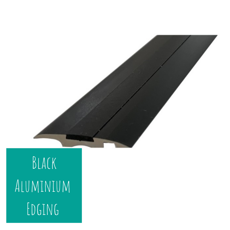 Black Aluminium Edging | Garage Carpet | Ace of Space - Ace of Space